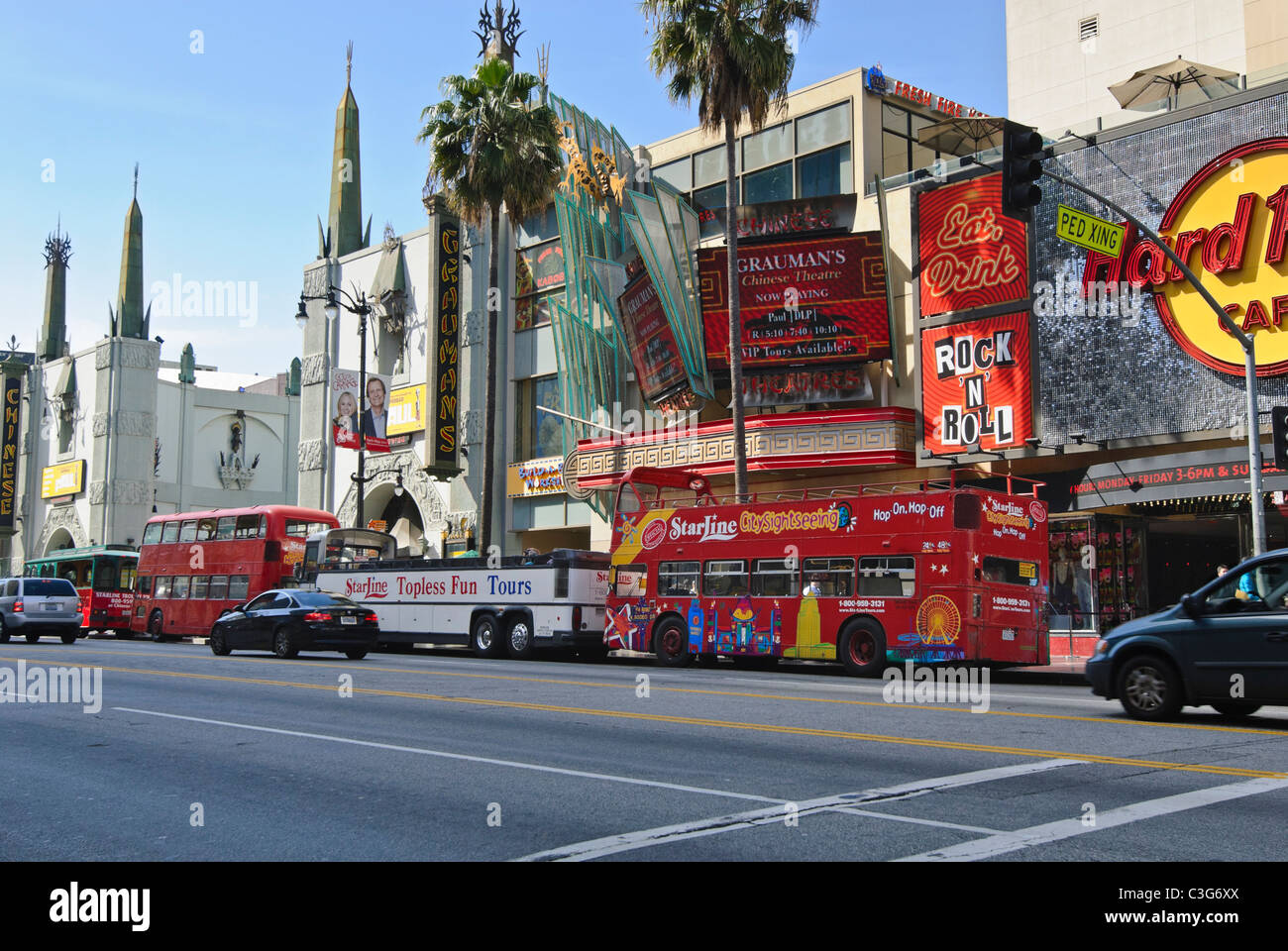 Hollywood tours hi-res stock photography and images - Alamy