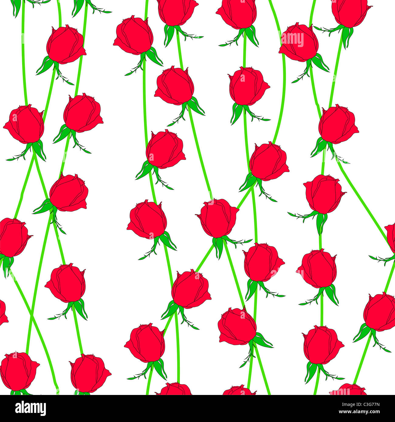 Seamless background with flower roses. Could be used as seamless ...
