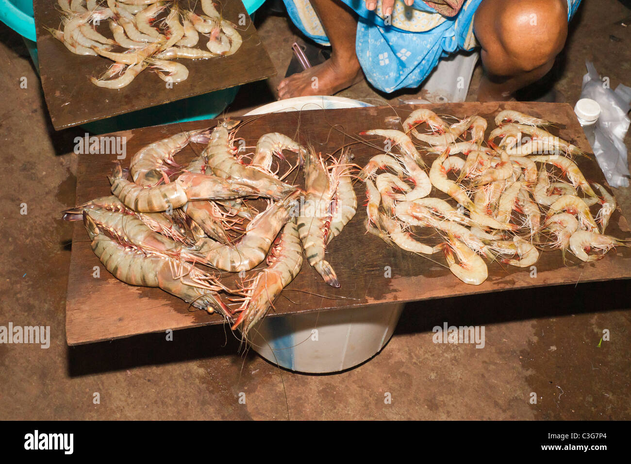 Goa calangute fish market hi-res stock photography and images - Alamy