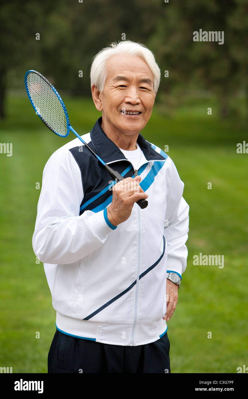 Seniors badminton badminton hi-res stock photography and images - Alamy