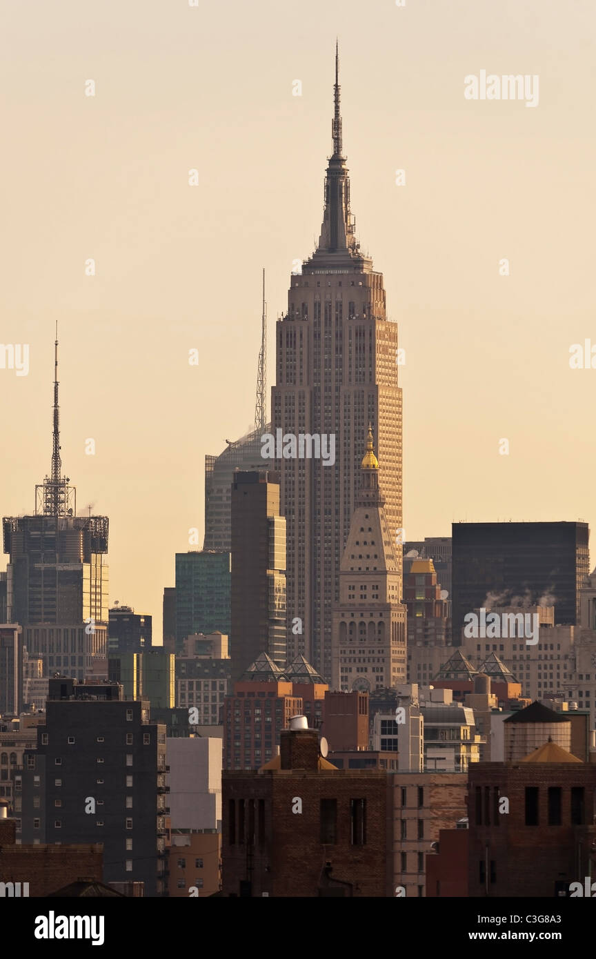 Empire state building new york Stock Photo - Alamy