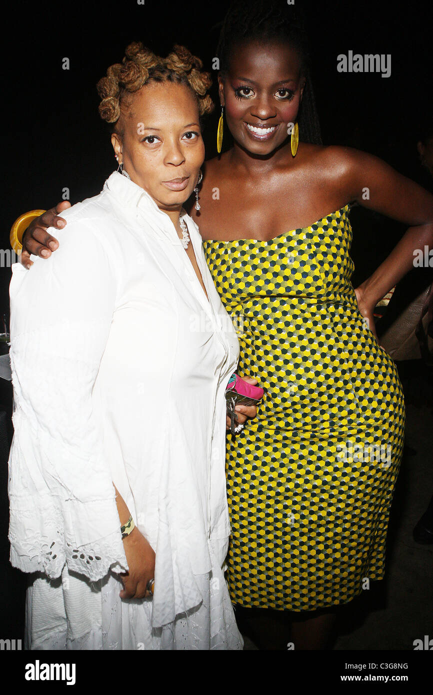 Monique Martin and Somi at the album release party of Somi's 'If The ...