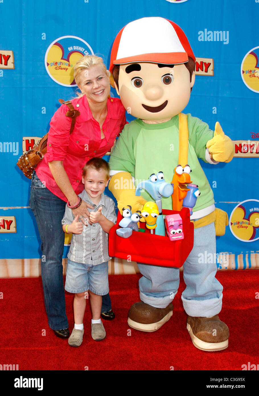 Alison Sweeney and her son Ben Los Angeles premiere of Disney Channel's ...
