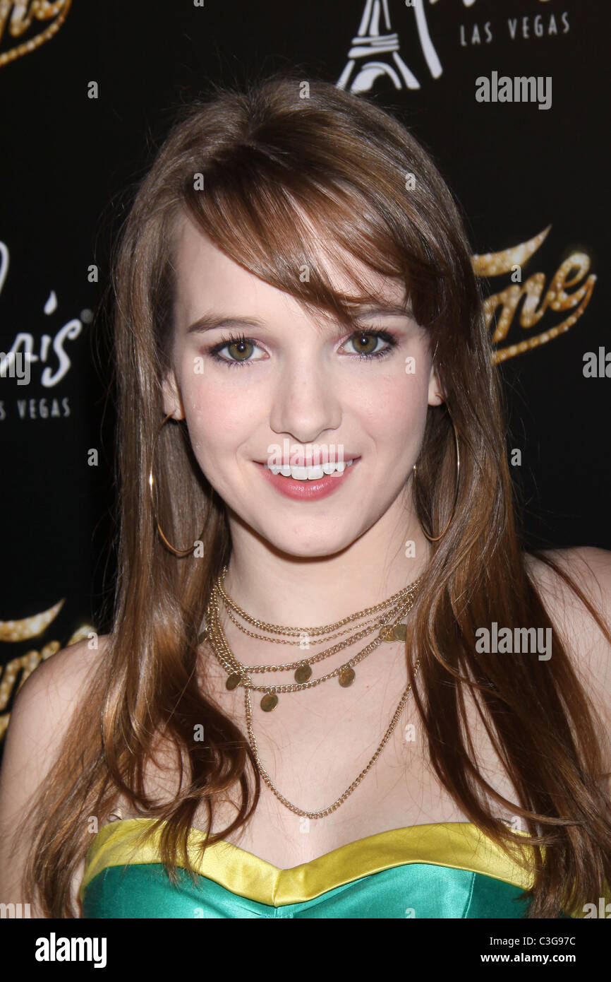 Kay Panabaker FAME Advance red carpet screening held at Paris Las Vegas ...