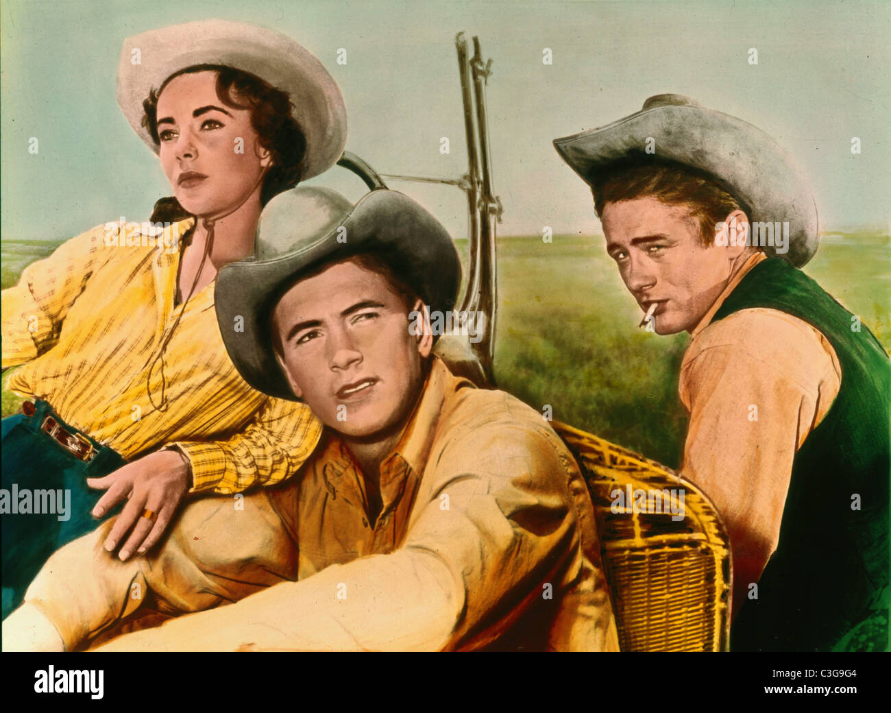 James dean and elizabeth taylor hi-res stock photography and images - Alamy