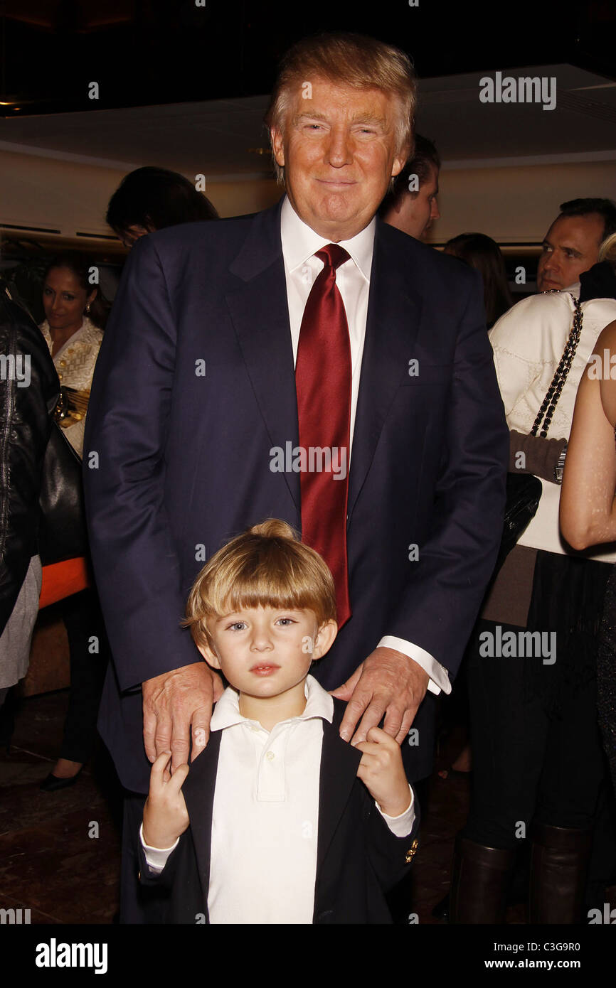 Donald Trump and Barron William Trump Party for Ivanka Trump's new book ...