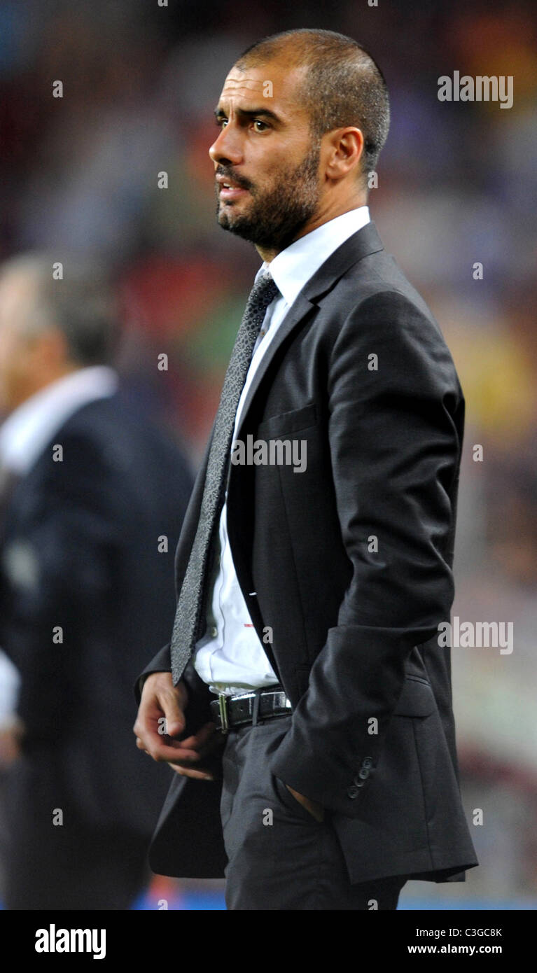 Coach Josep Guardiola of Barcelona during the La Liga match between ...