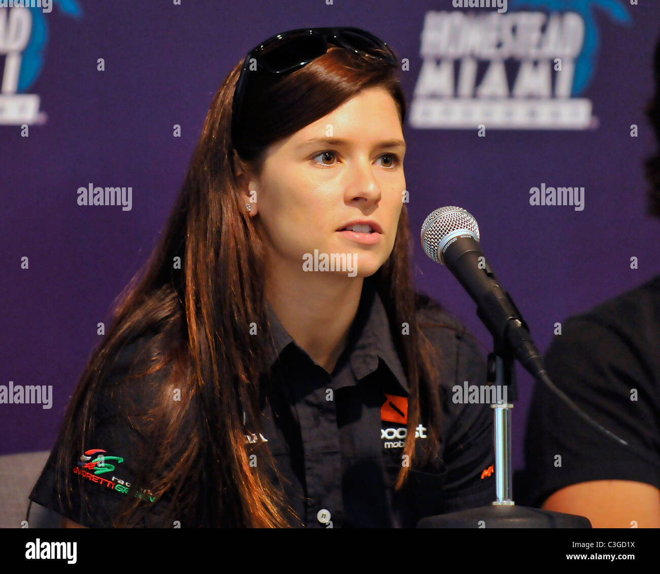 Danica Patrick Indy Racing League test session at Homestead Miami ...