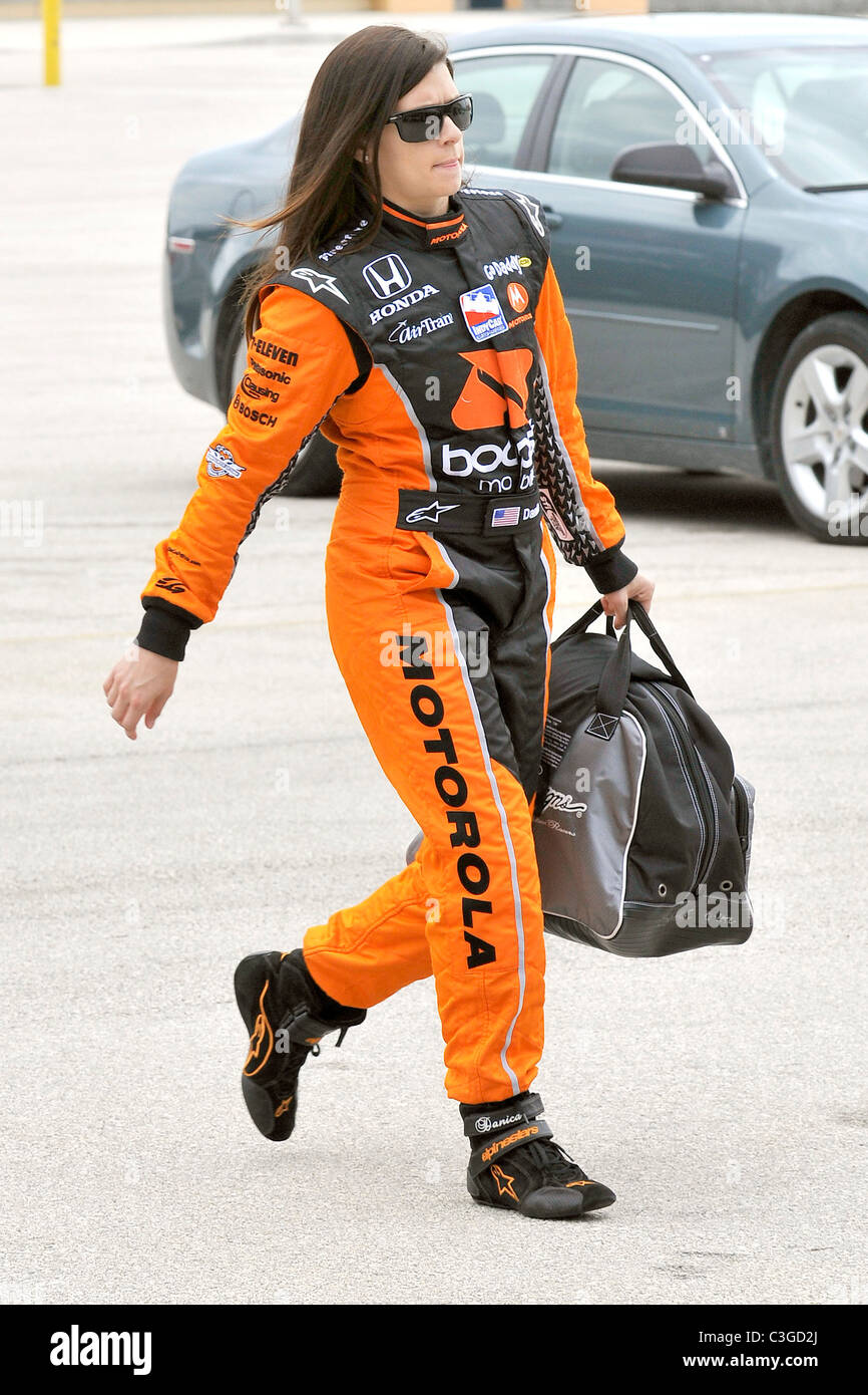 Danica Patrick Indy Racing League test session at Homestead Miami ...