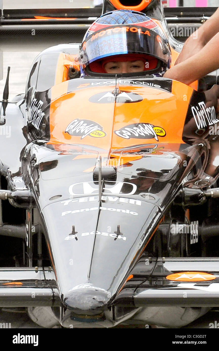 Danica Patrick Indy Racing League test session at Homestead Miami ...