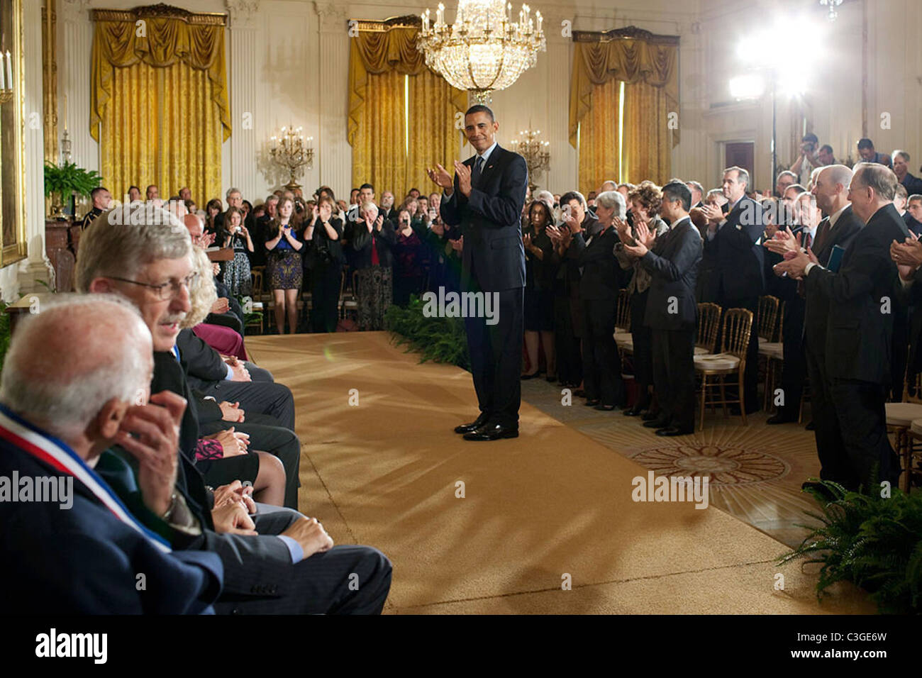President Barack Obama awards the 2008 Medal of Science, Technology and ...
