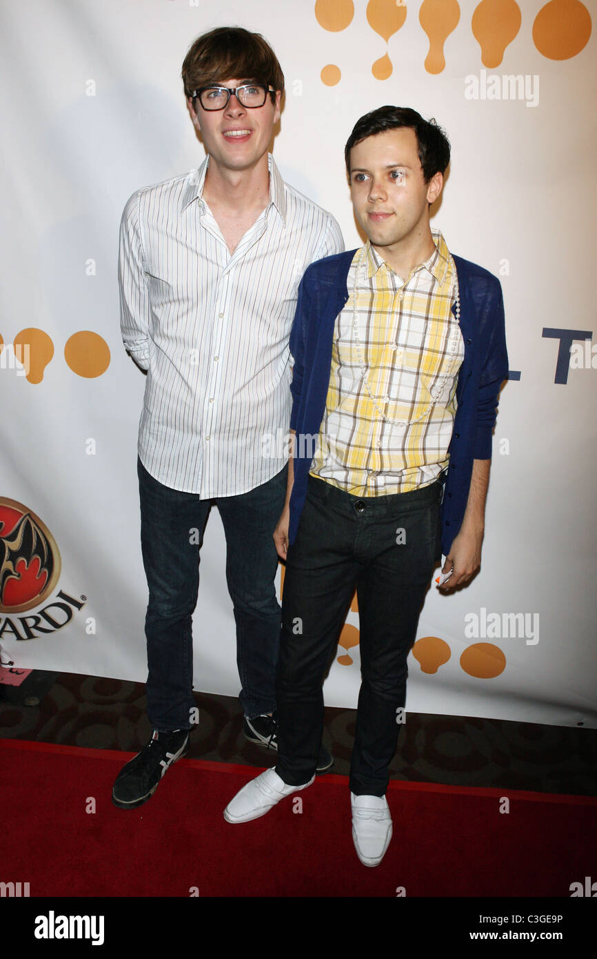Cole Escola and Jeffery Self GLAAD Manhattan summer rooftop event at ...