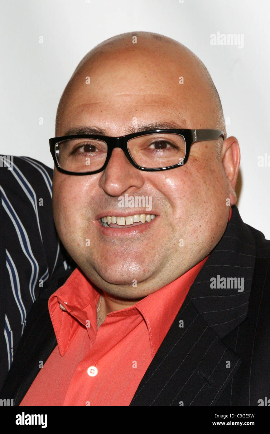 Frank DeCaro GLAAD Manhattan summer rooftop event at 230 Fifth Avenue ...