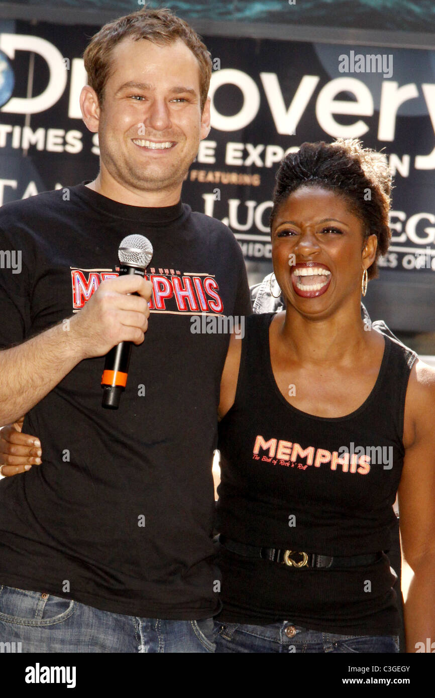 Montego Glover and Chad Kimball Sneak peek performance of the upcoming ...