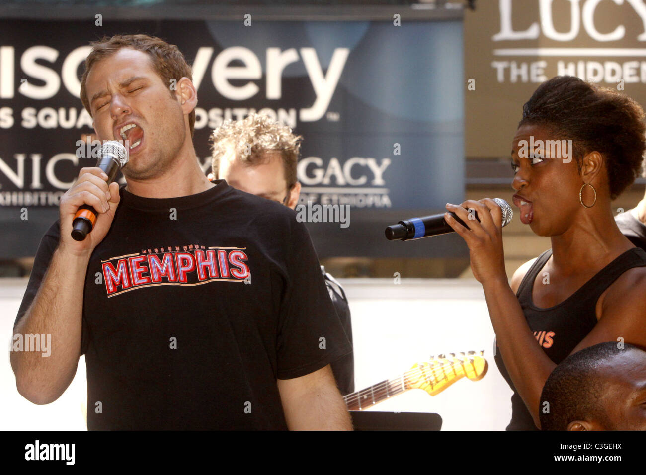 Chad Kimball and Montego Glover Sneak peek performance of the upcoming ...