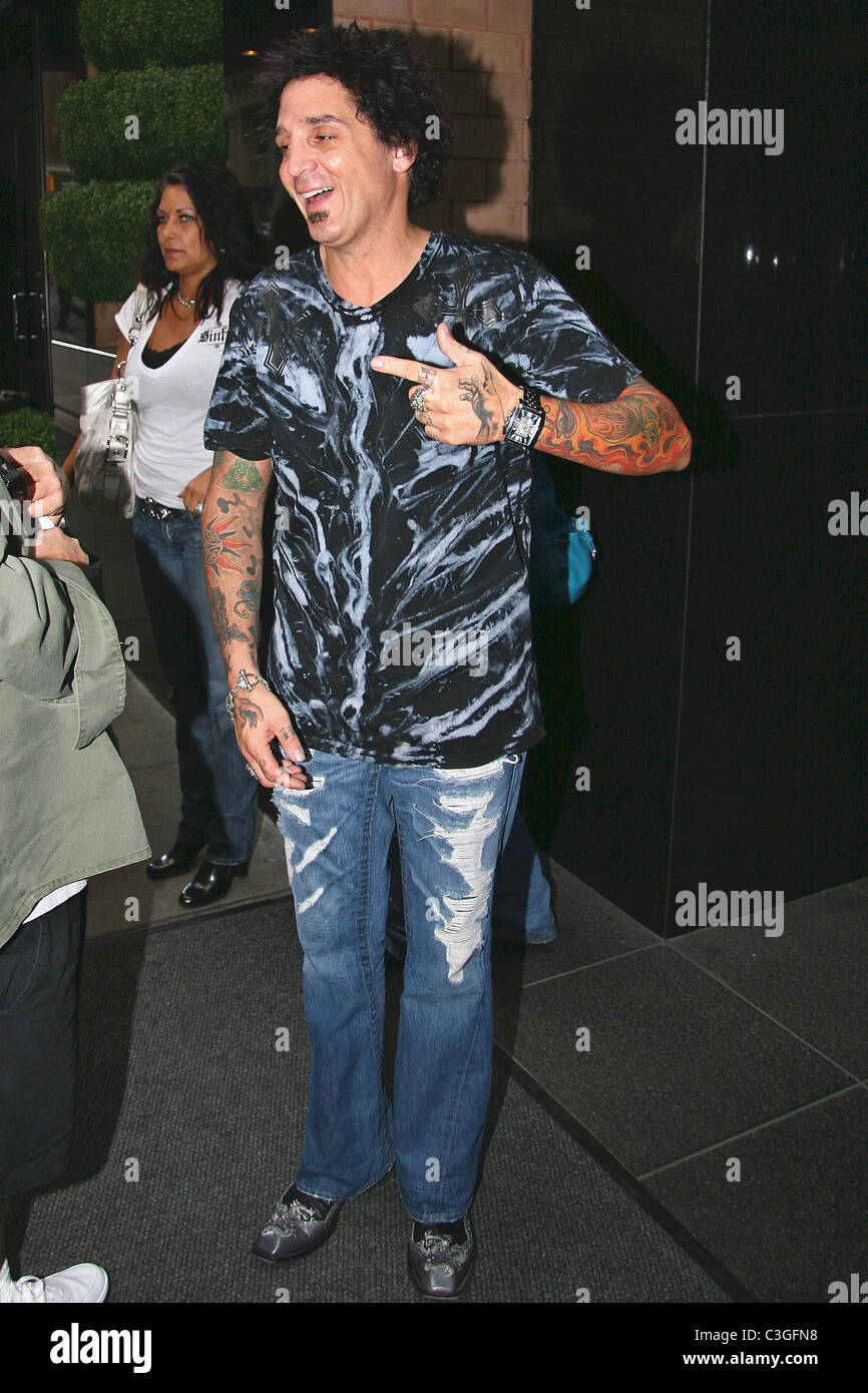 Deen Castronovo of Journey Celebrities arriving at the Manhattan hotel ...