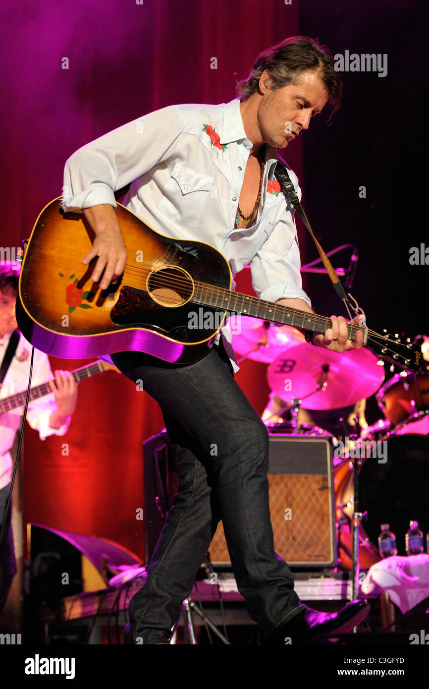 Jim Cuddy Blue Rodeo performs live on stage at the Molson Amphitheatre ...