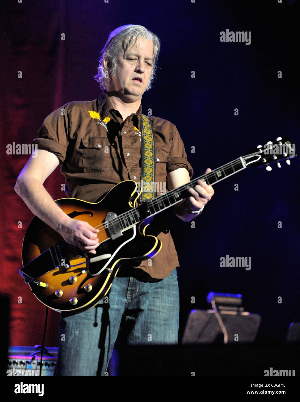 Greg Keelor Blue Rodeo performs live on stage at the Molson ...