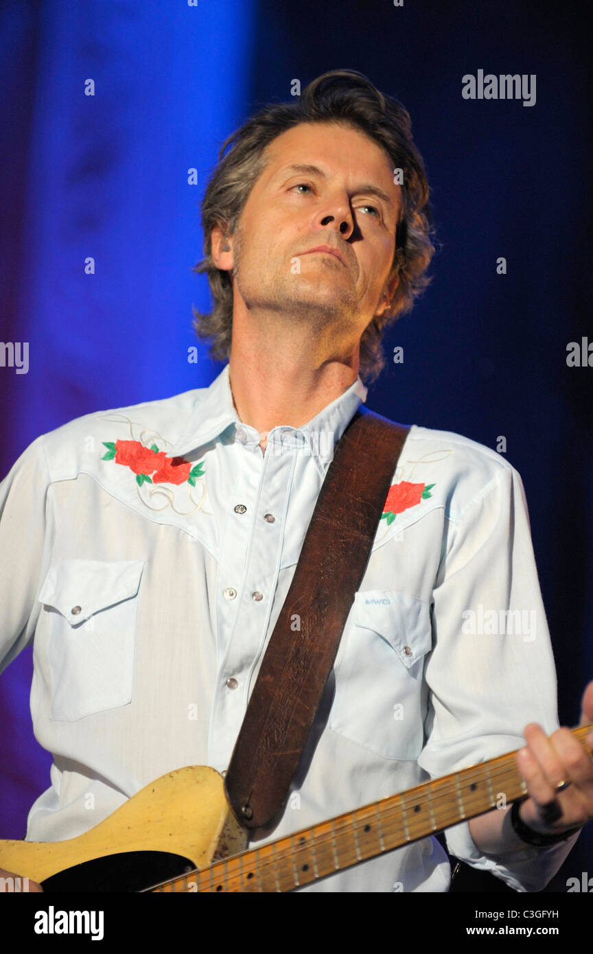 Jim Cuddy Blue Rodeo performs live on stage at the Molson Amphitheatre ...