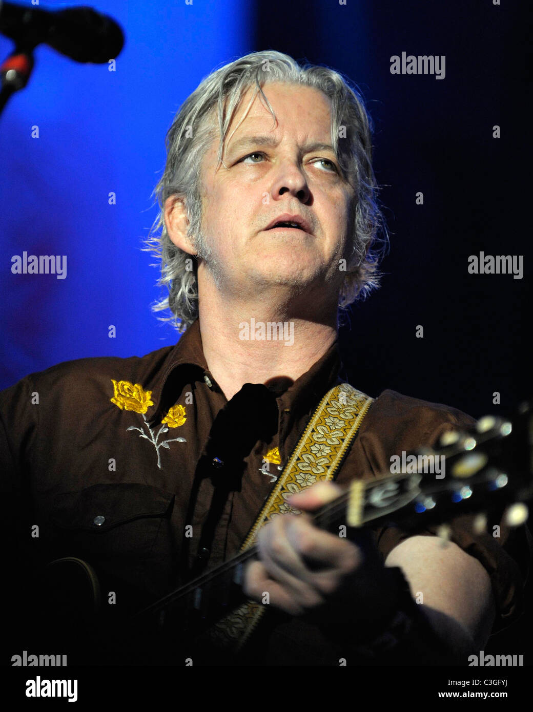 Greg Keelor Blue Rodeo performs live on stage at the Molson ...