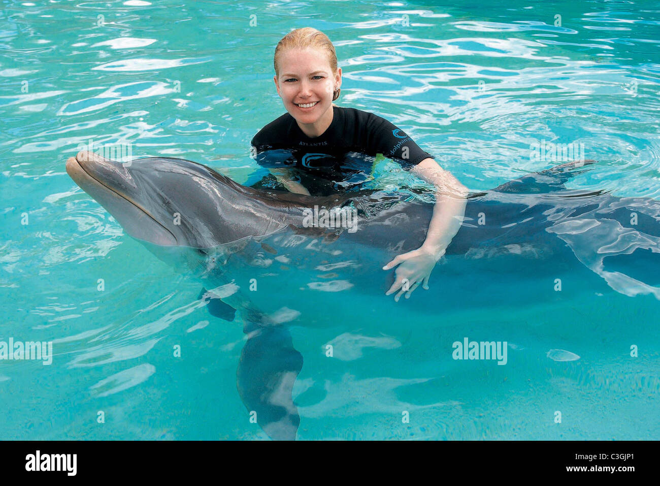 Valeria Mazza Argentine fashion supermodel swimming with dolphins ...
