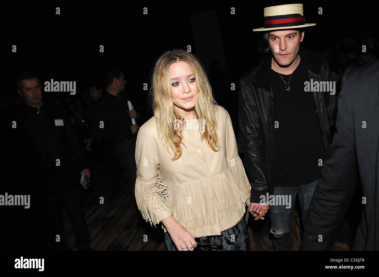 Nate Lowman and Mary-Kate Olsen Paris Fashion Week Spring/Summer 2010 ...