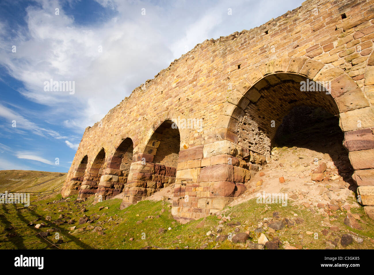 South Stone Kilns, old kilns used to calcine the ironstone mined in ...