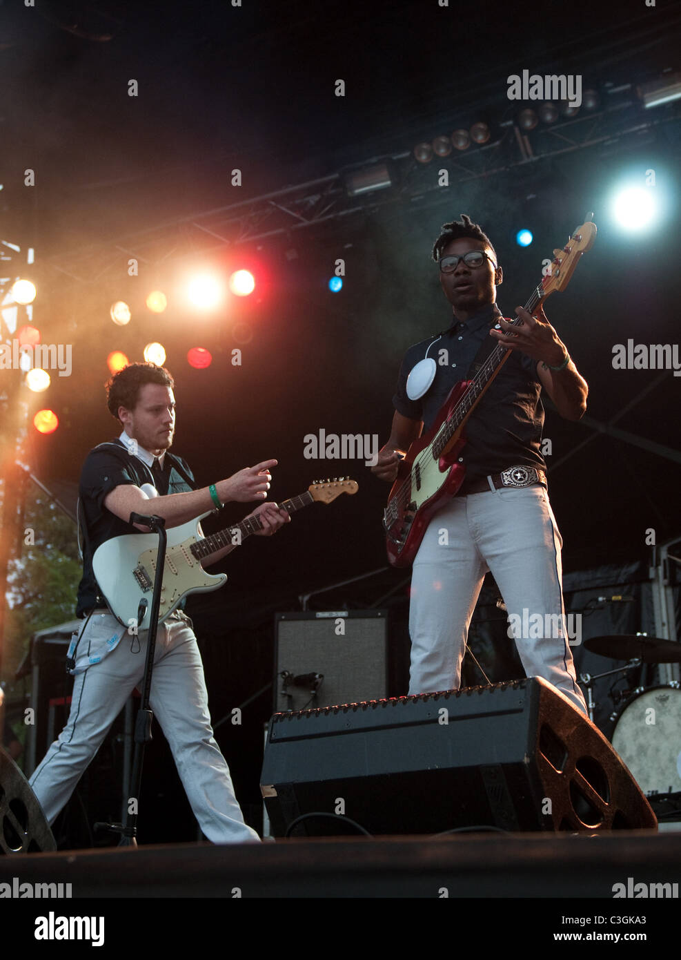 Joseph Mount and Gbenga Adelekan Metronomy perform live at Parklife ...