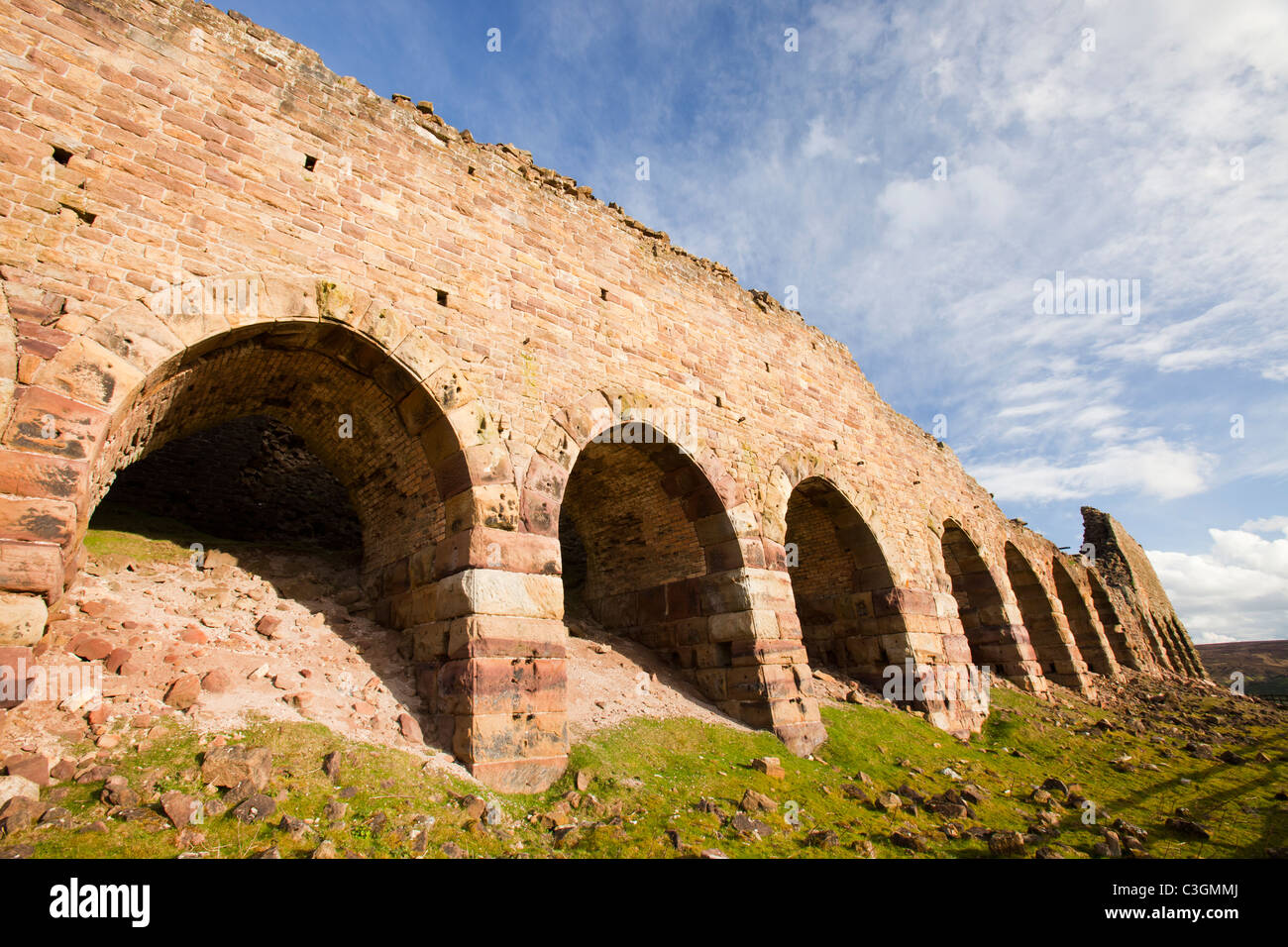South Stone Kilns, old kilns used to calcine the ironstone mined in ...
