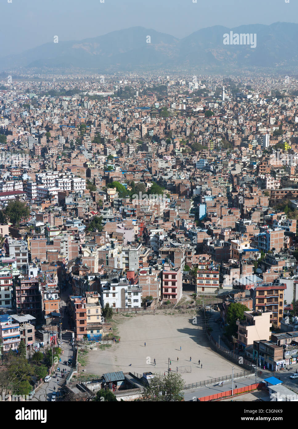 Kathmandu aerial city view Stock Photo - Alamy
