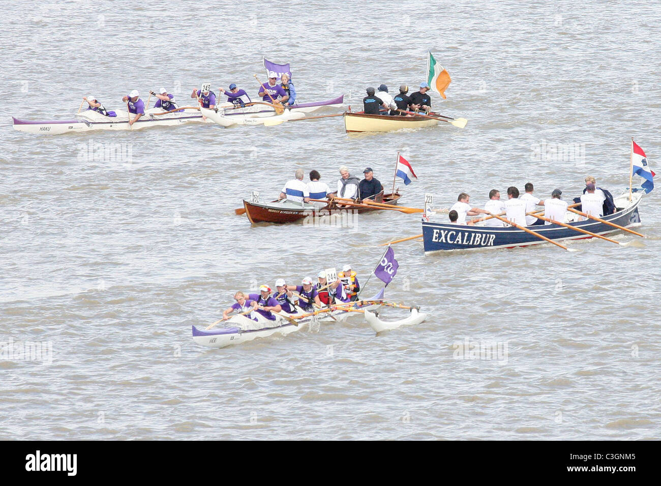 The Great River Race Boaters from around the world compete in the ...
