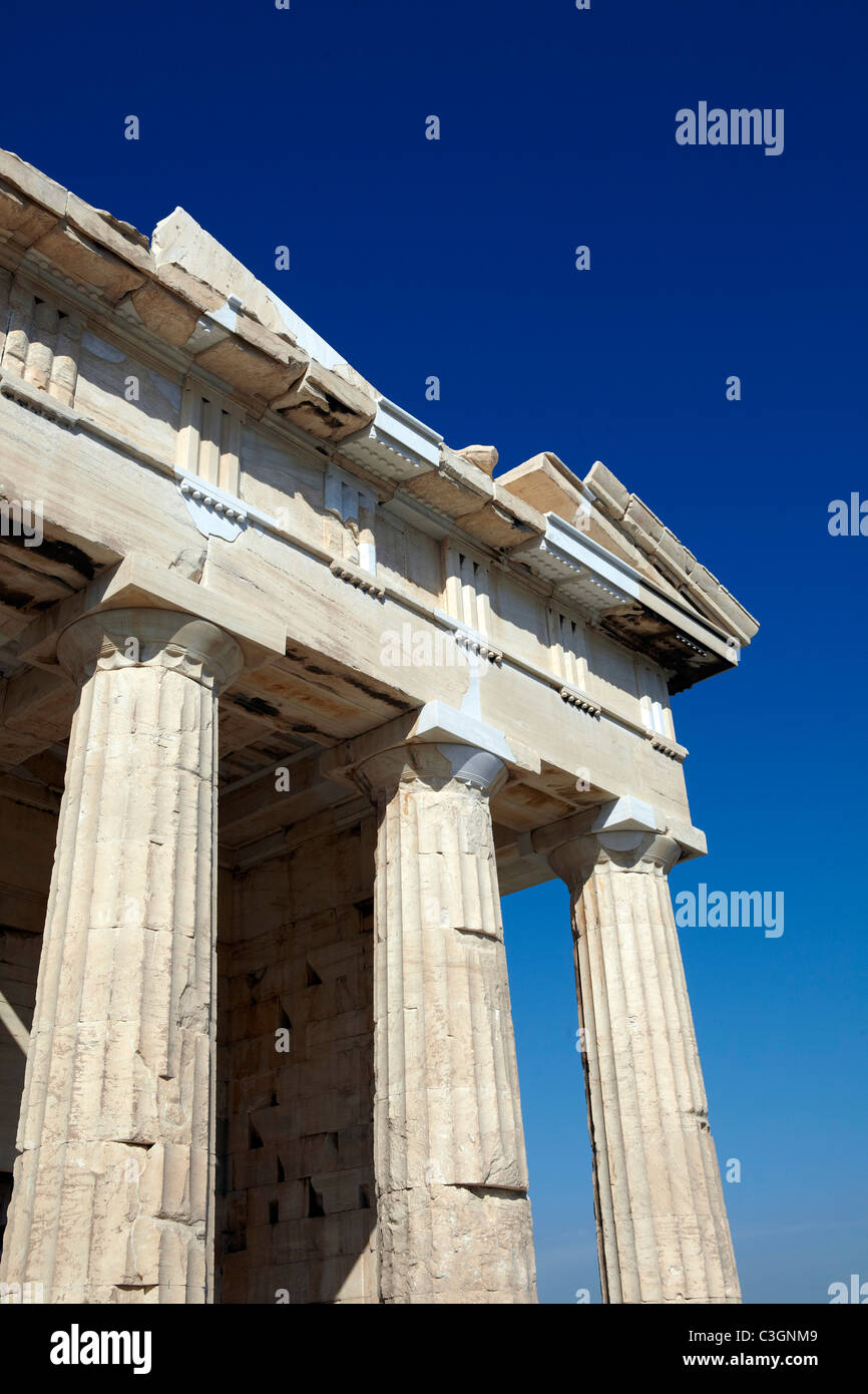 pillars of Acropolis, Athens, Greece Stock Photo - Alamy