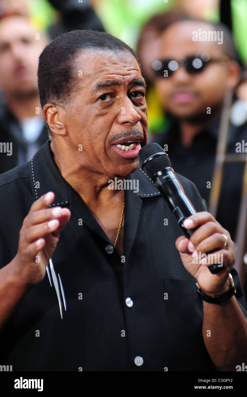 Ben E King performing live on the 'Today Show's Summer Concert Series ...