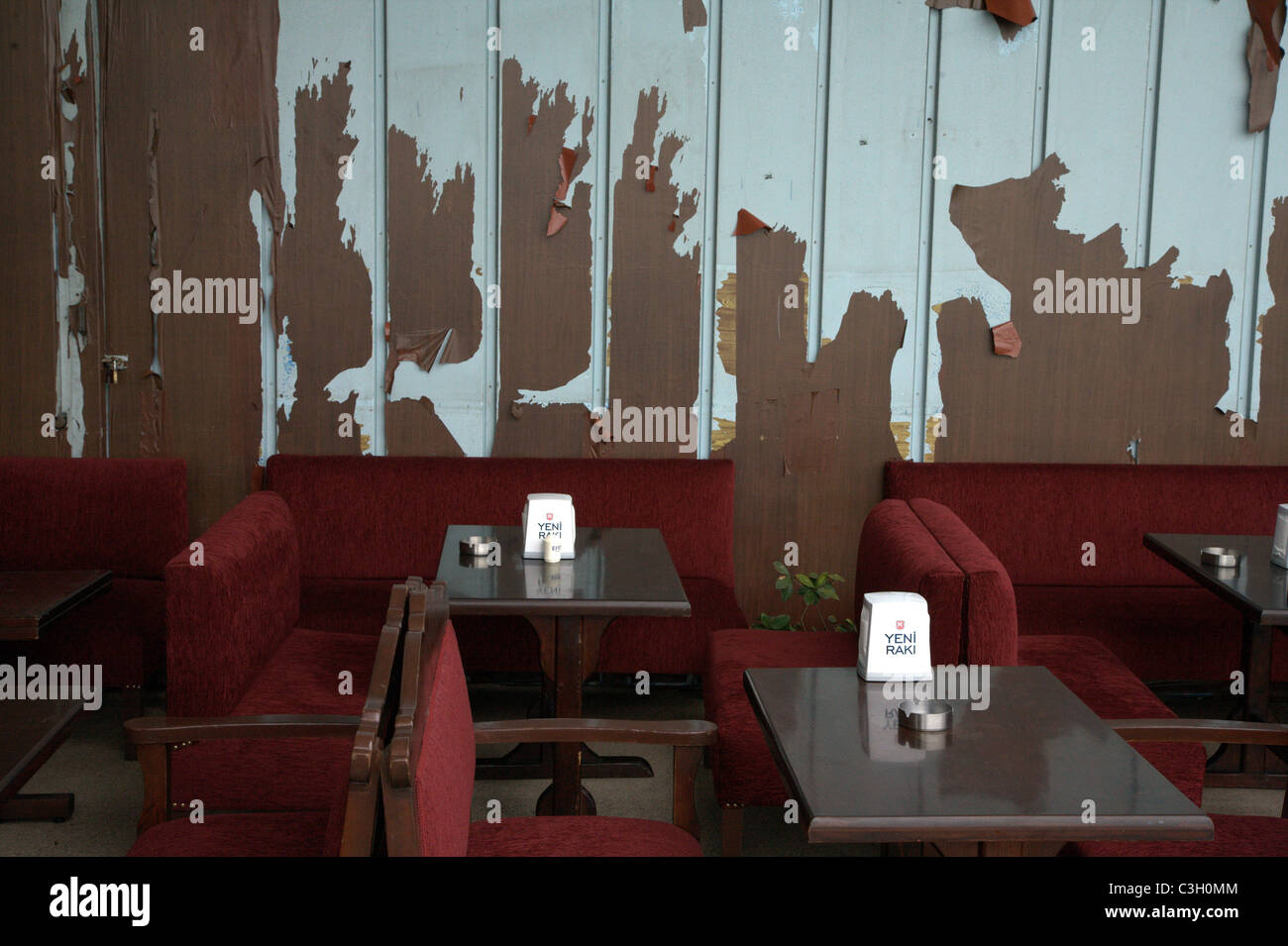 rundown cafe in Turkey Stock Photo - Alamy