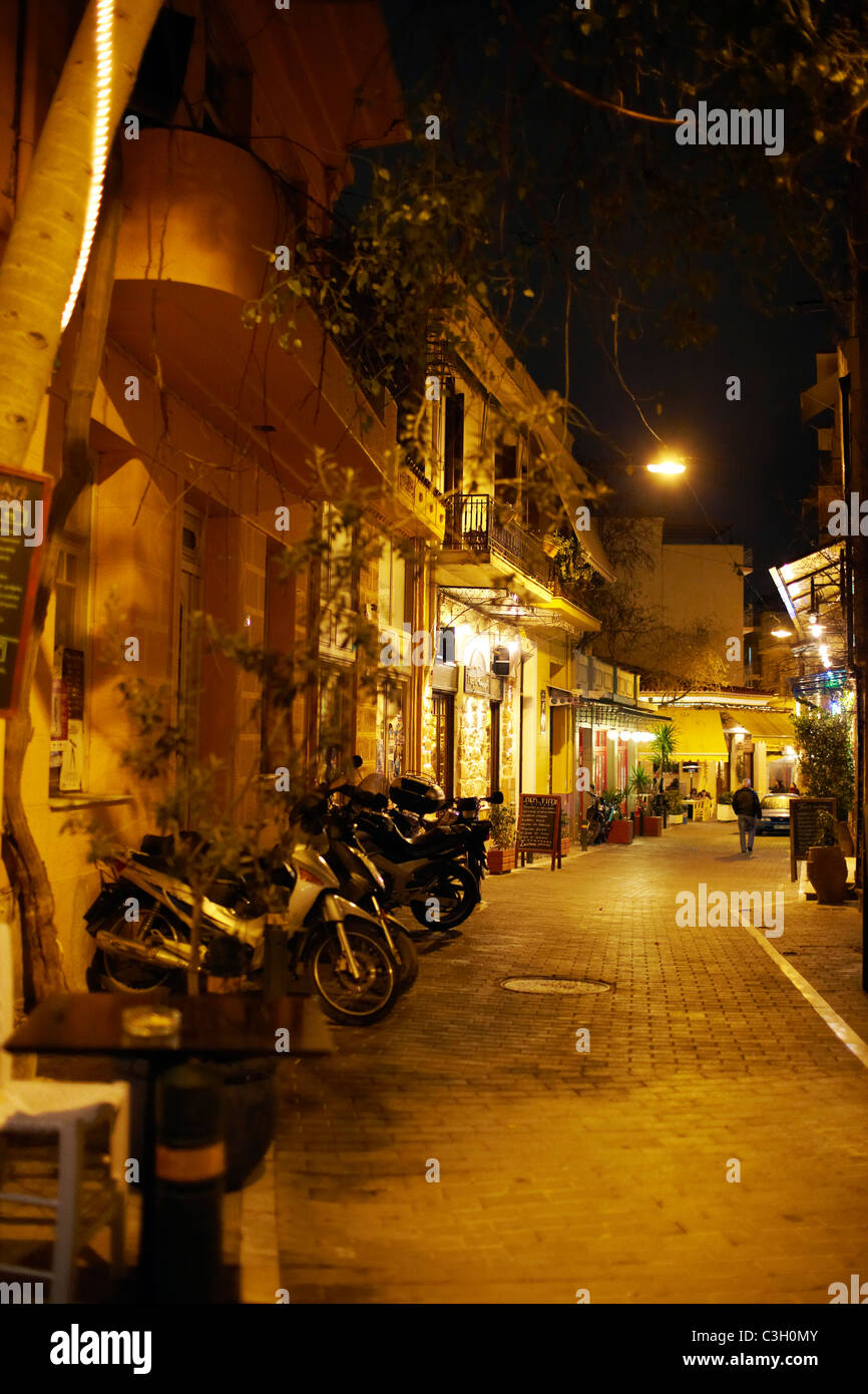 street scene Psyrri district, Athens, Greece Stock Photo - Alamy