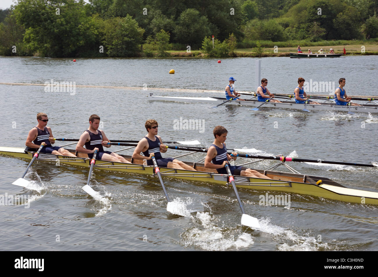 Henley Royal Regatta, Henley-on-Thames, Oxfordshire, England Stock ...