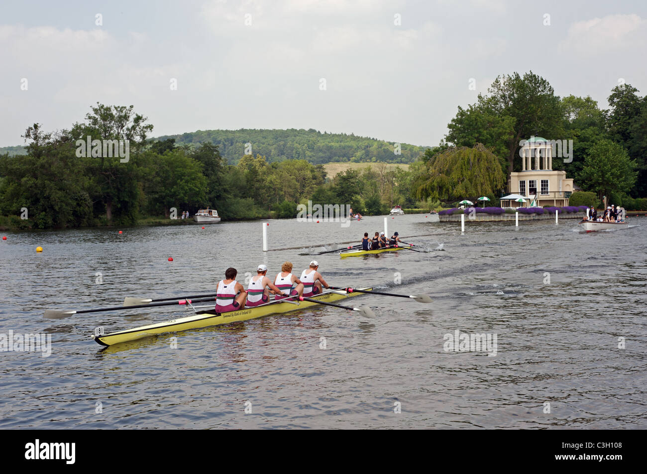 Henley Royal Regatta, Henley-on-Thames, Oxfordshire, England Stock ...