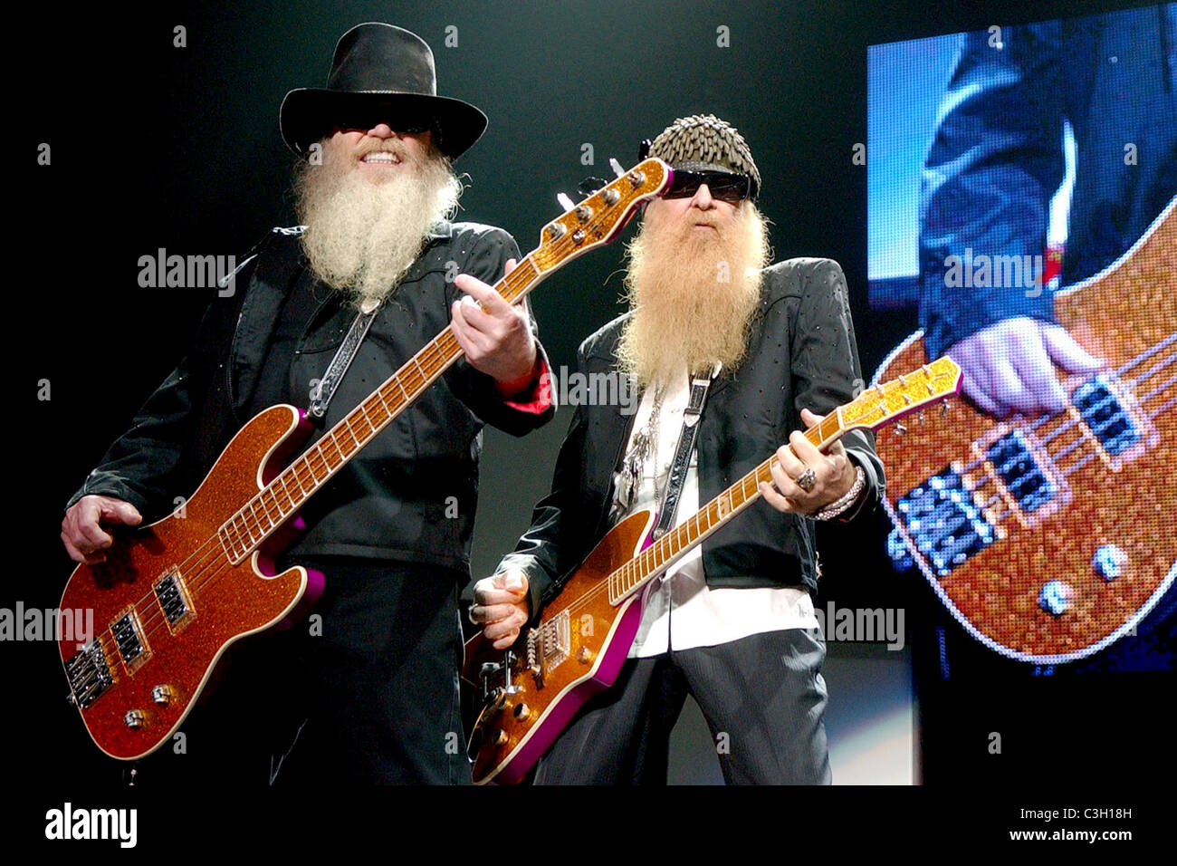 ZZ Top performing live in concert at Heineken Music Hall Amsterdam ...