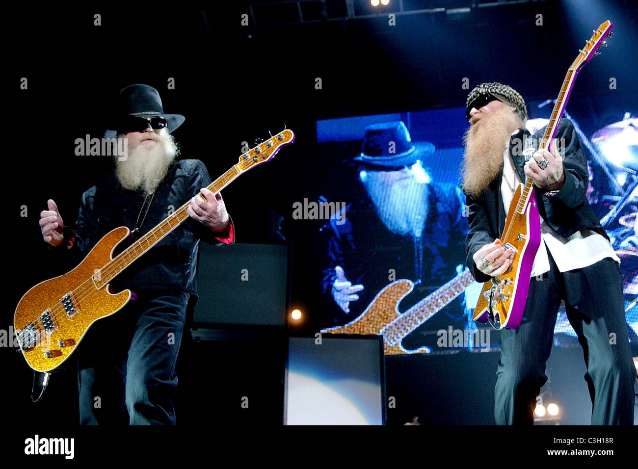 ZZ Top performing live in concert at Heineken Music Hall Amsterdam ...