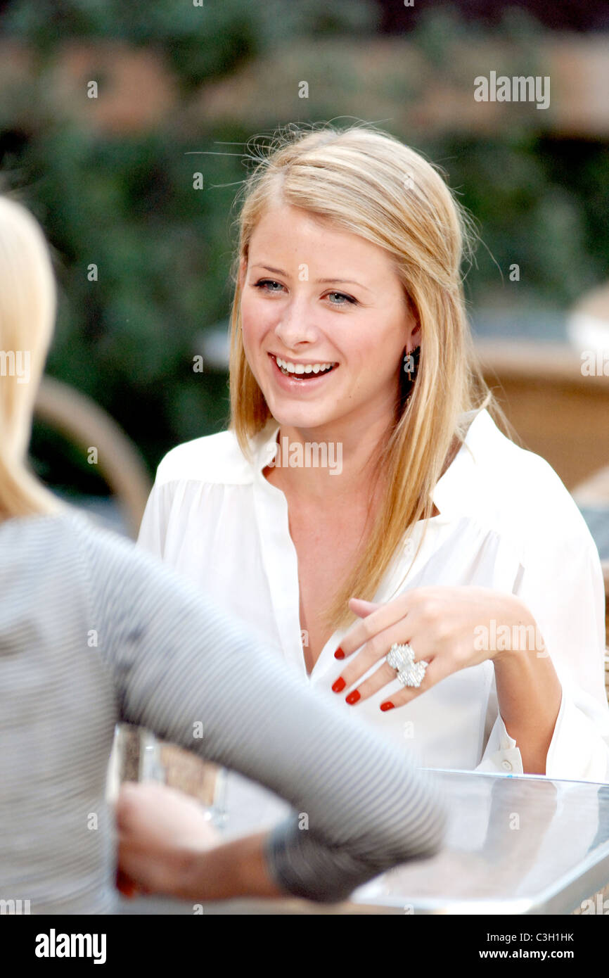 Lo Bosworth filming on the set of 'The Hills' in West Hollywood Los ...