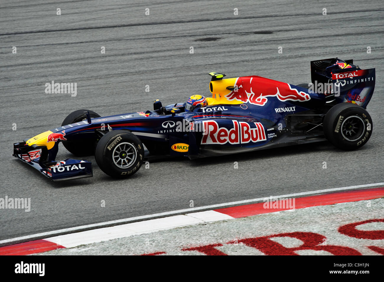 Red bull racing mark webber hi-res stock photography and images - Alamy
