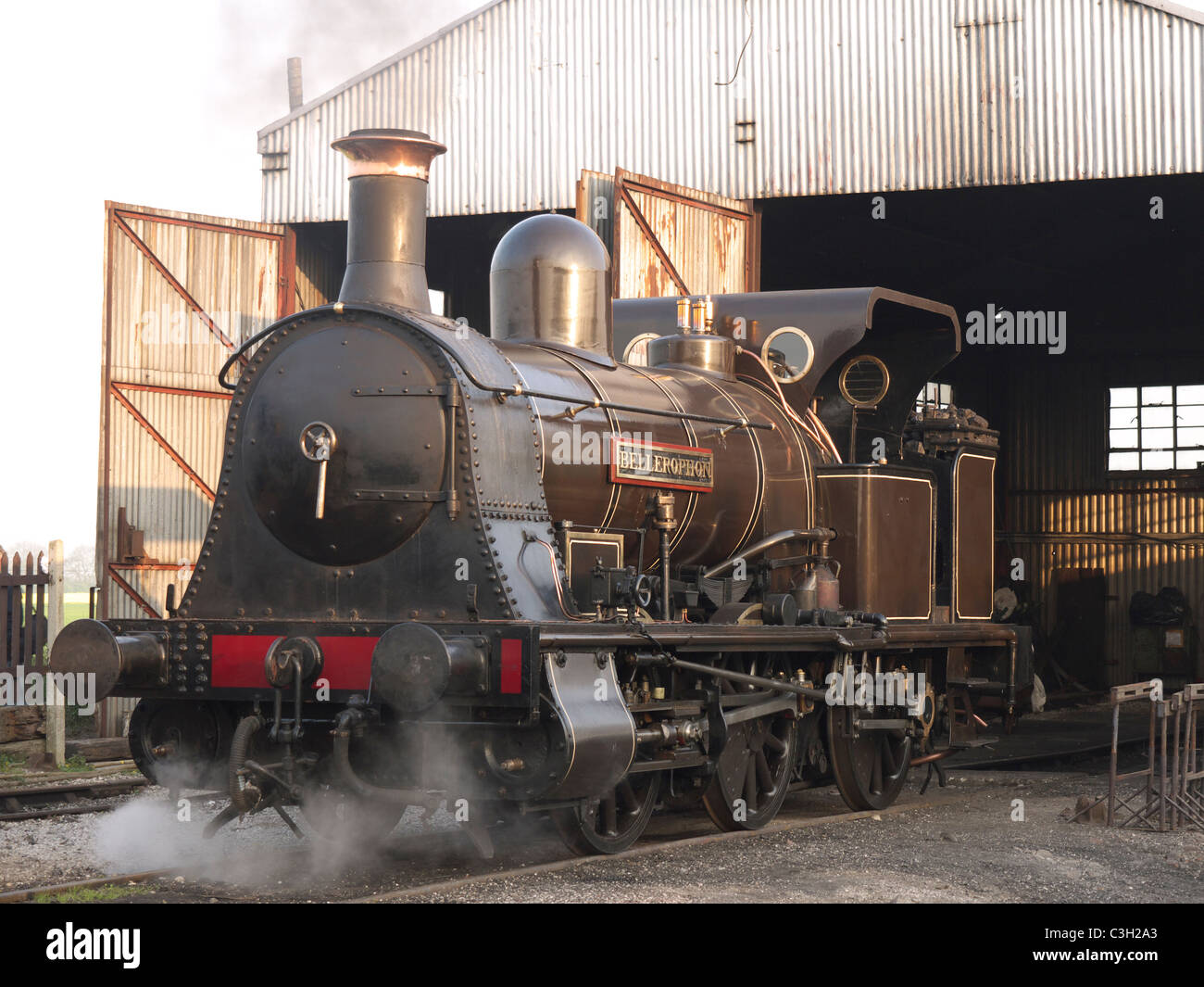Bellerophon a Haydock Foundry well tank locomotive Stock Photo - Alamy