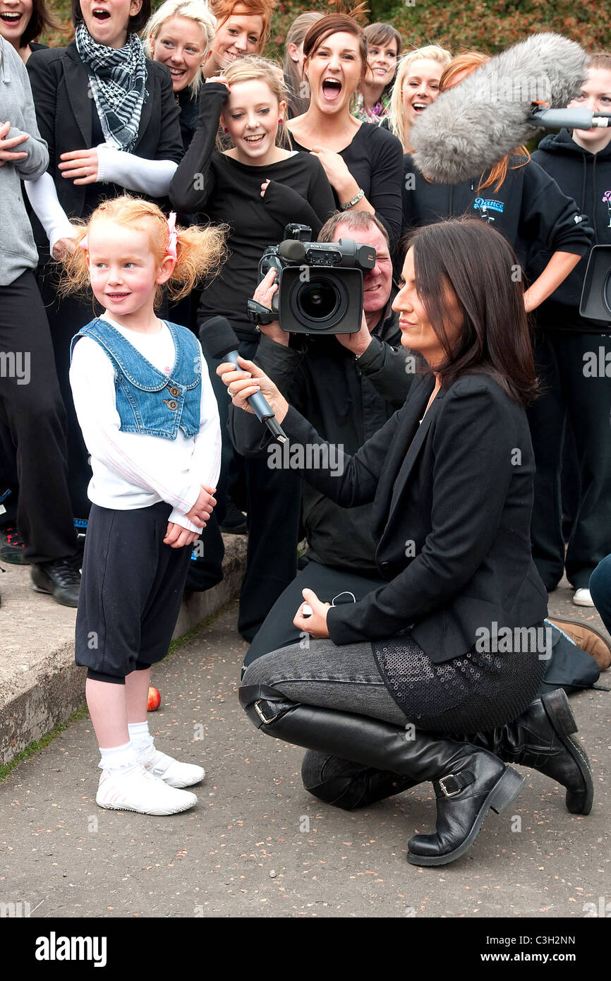 Davina McCall Sky 1 launches the TV dance series 'Just Dance' Edinburgh ...
