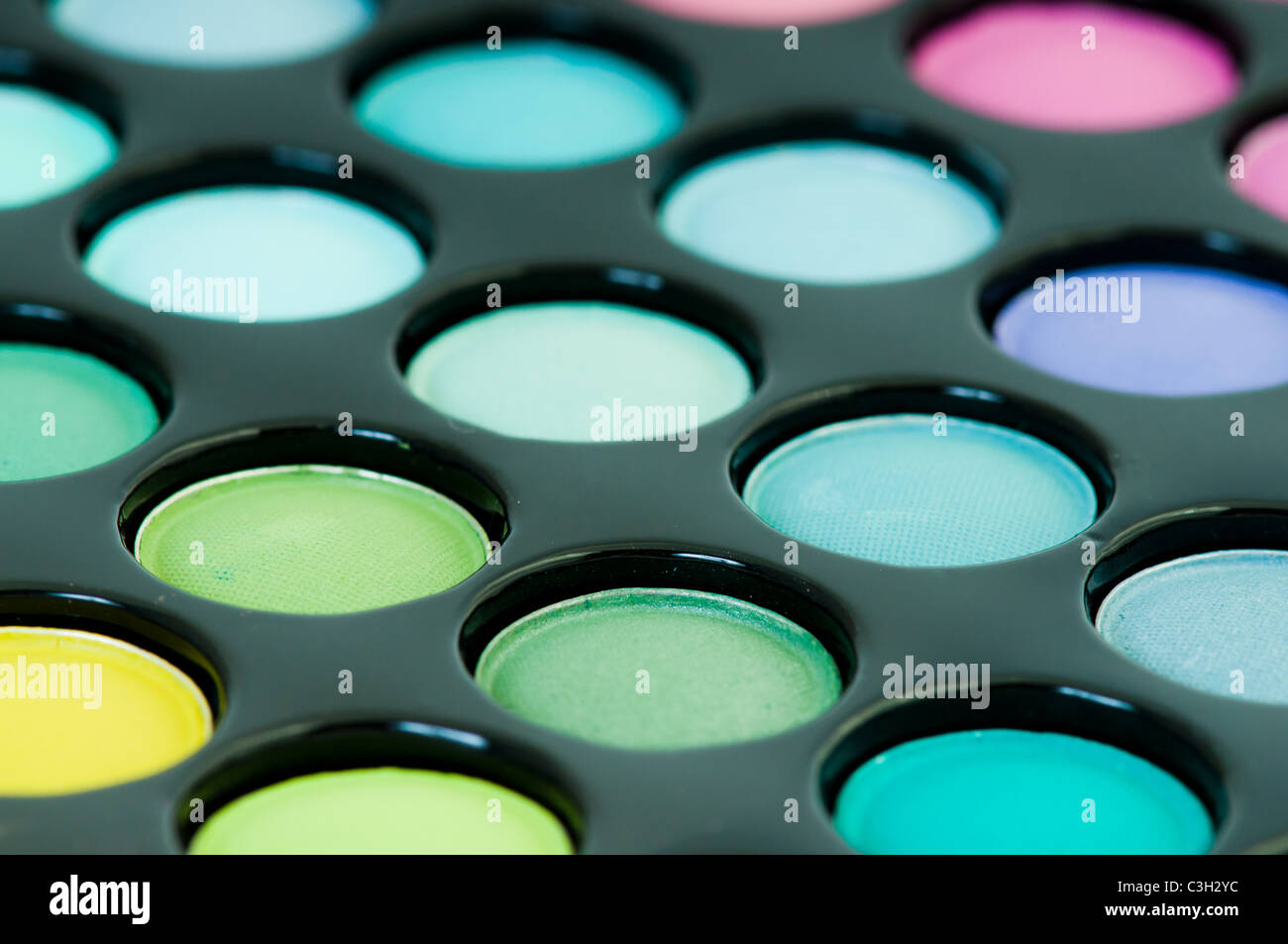 multicolored eye shadows Stock Photo - Alamy
