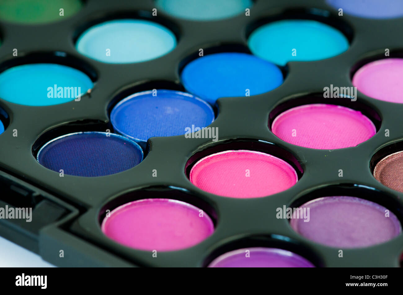 multicolored eye shadows Stock Photo - Alamy