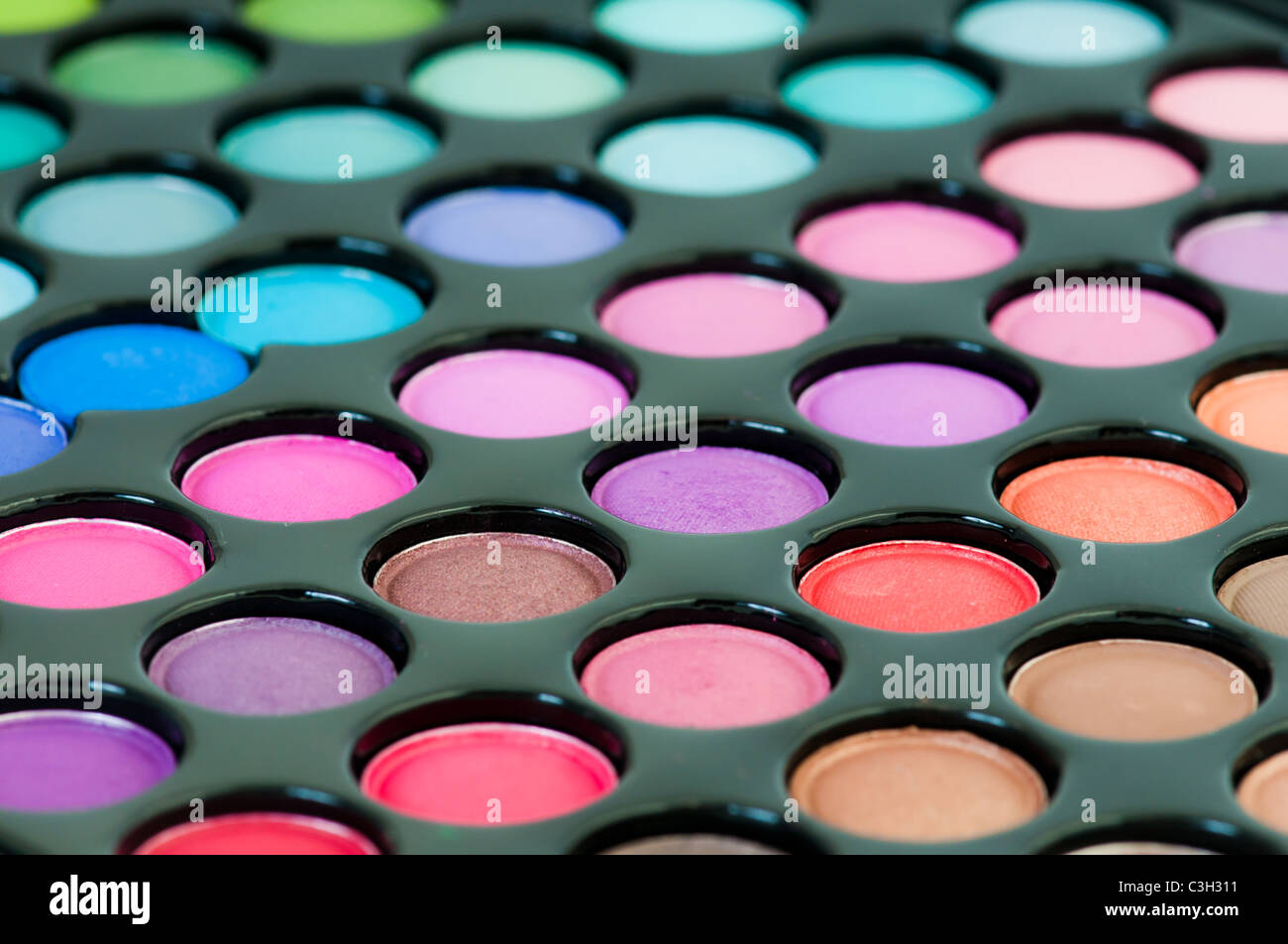 multicolored eye shadows Stock Photo - Alamy