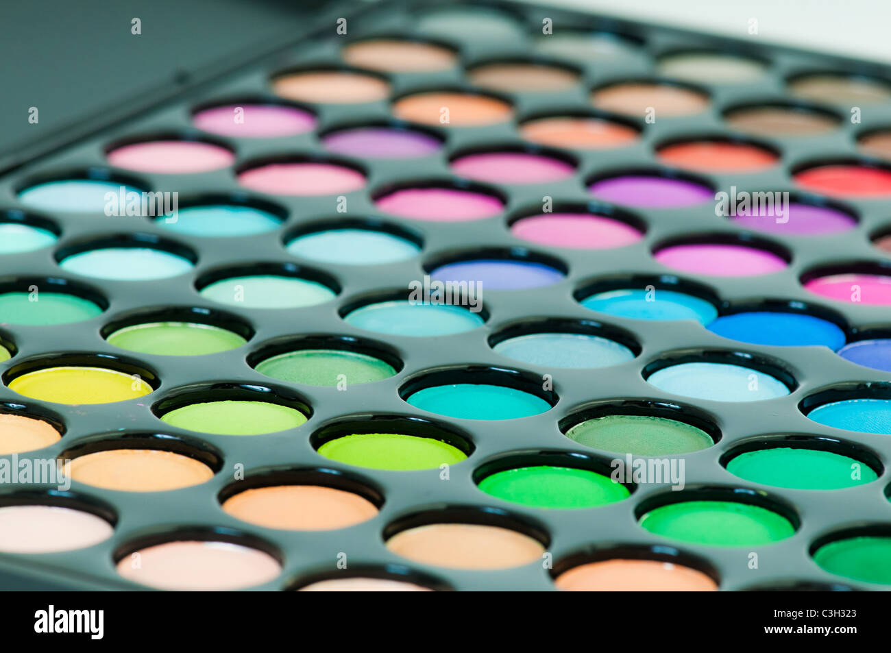 multicolored eye shadows Stock Photo - Alamy
