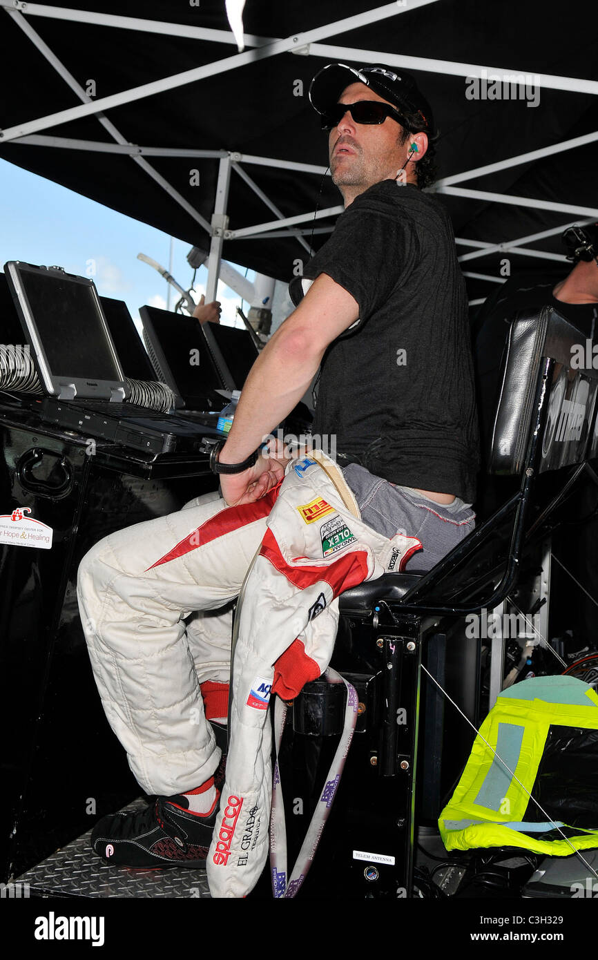 Patrick Dempsey makes an appearance at the Homestead Miami Speedway ...