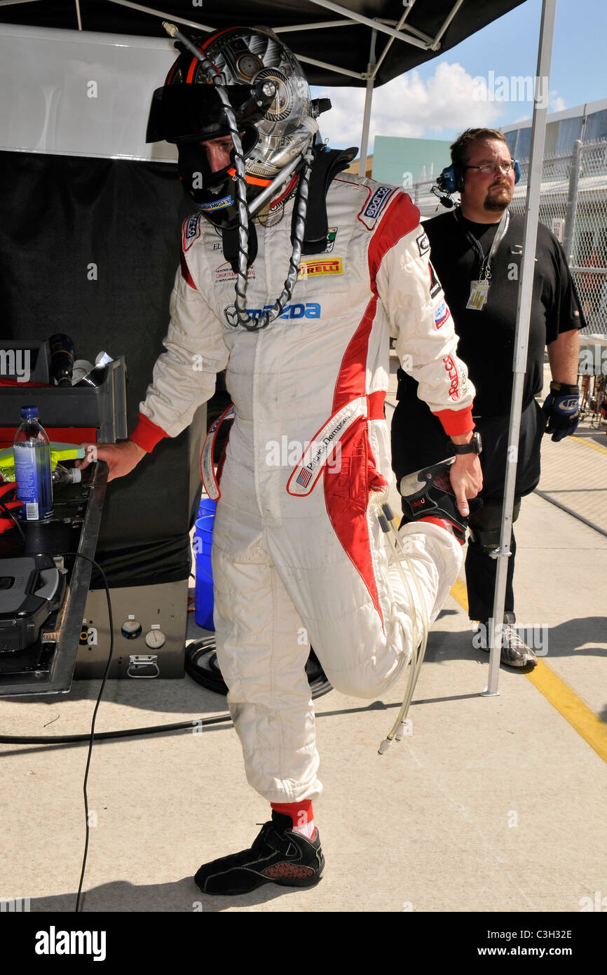 Patrick Dempsey makes an appearance at the Homestead Miami Speedway ...