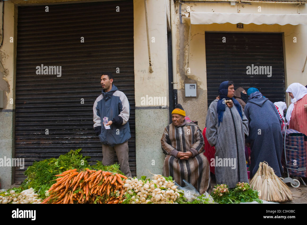 Market in Medina old town Tangier Morocco northern Africa Stock Photo ...